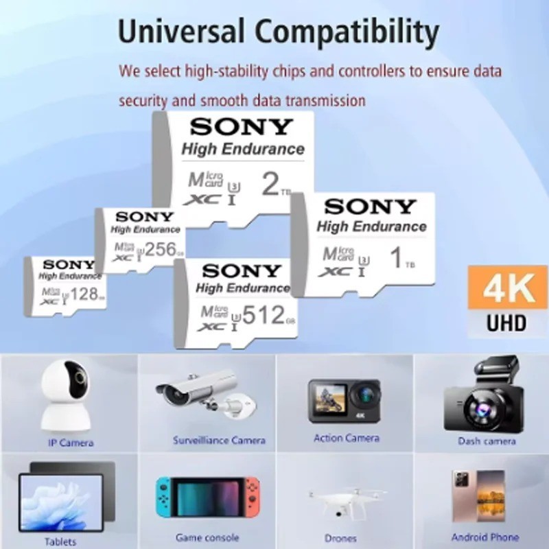SONY Micro SD Card 2TB TF Memory Card High Speed pro. | eBay