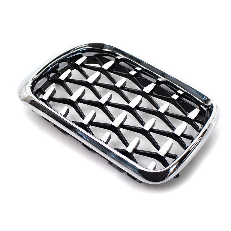 Diamond Style Chrome Front Grill Grille Fit BMW 3 Series E36 1997-99 ...