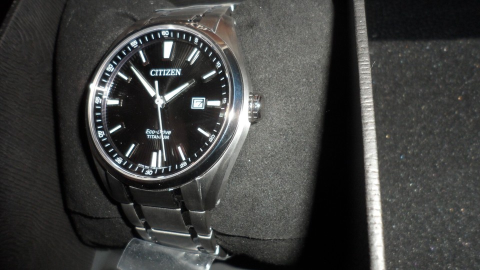 Citizen Eco-Drive Titanium Men's Quartz Watch - AW1248-80E / NEW ...