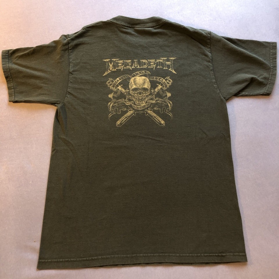 Vintage Rock And Death Megadeth Endgame Mexican Shirt Embroidered ...