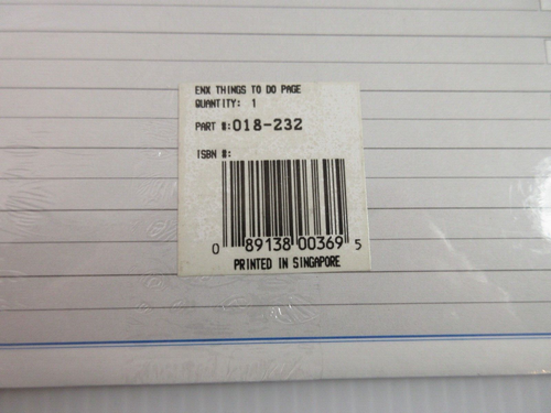 Day Runner Things to Do Pages 8 1/2 X 11 Fits 3 & 7 Ring Binders for ...