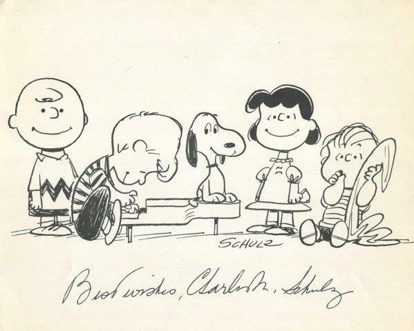REPRINT - PEANUTS Charles Schultz Autographed Signed 8 x 10 Photo ...