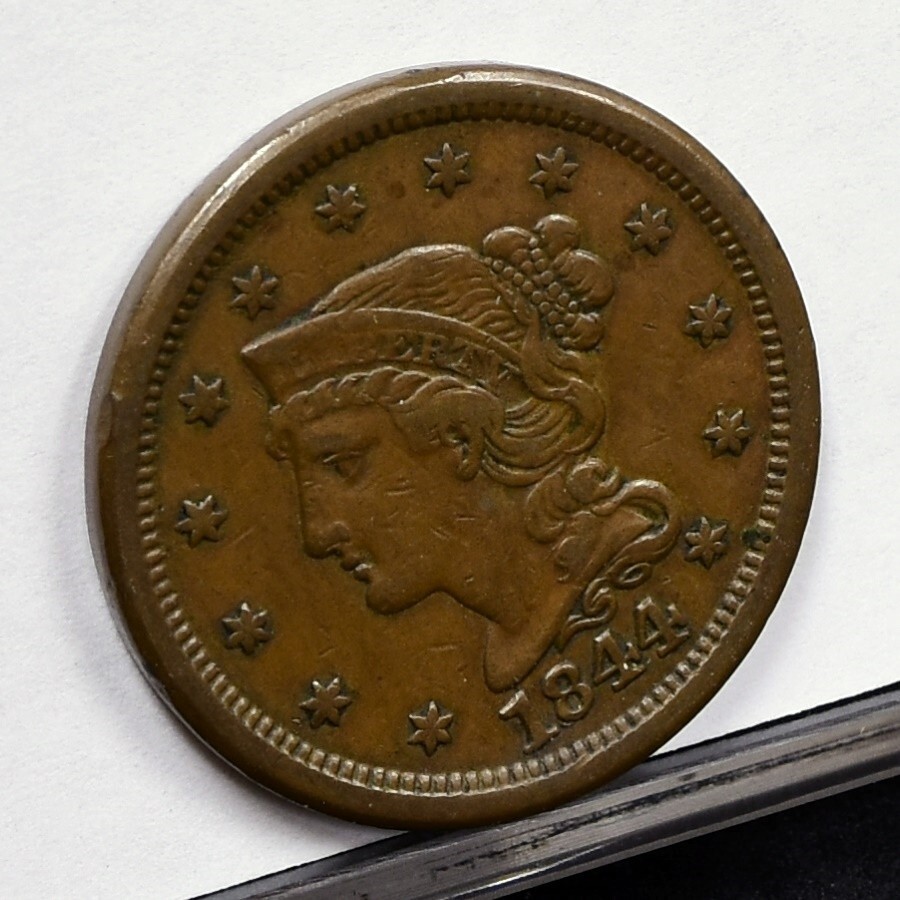 1844 Large Cent - XF (#50620-H) | eBay