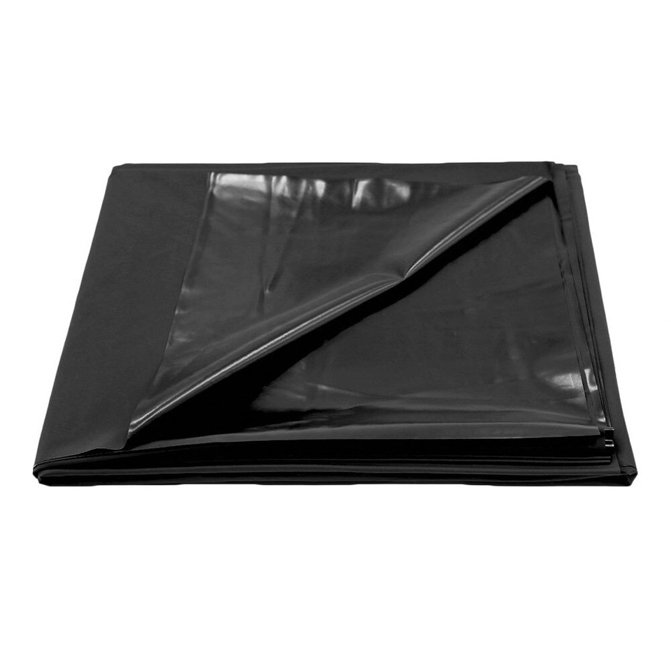 USA Waterproof Black PVC Bed Sheet Cover for Wet Games Full Size ...