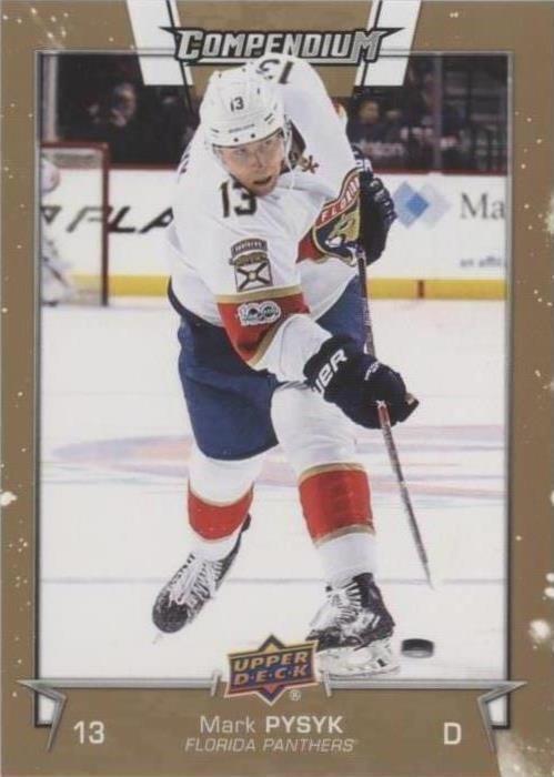2017-18 Upper Deck Compendium - Mark Pysyk #111 Gold for sale online | eBay