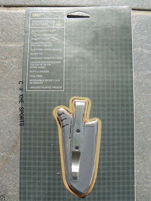 Gerber Epic Serrated Knife + Sheath DP 31-000368 AU | eBay