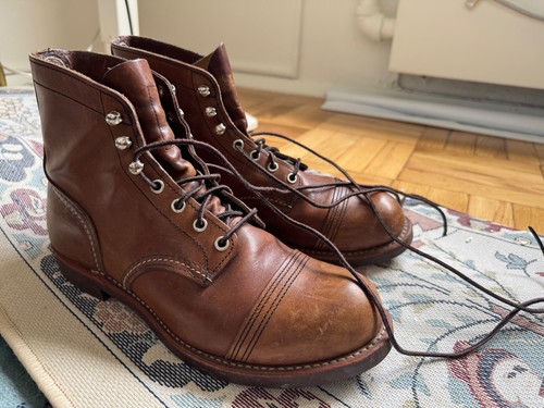 Red Wing Iron Rangers Copper Rough & Tough Factory Seconds Size 9 D | eBay