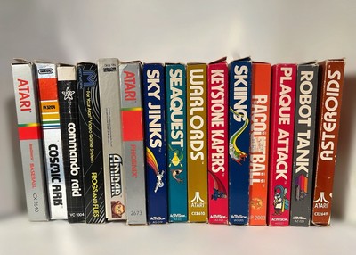 Atari 2600 Games Lot of 15 Complete In Box CIB Classic Atari Game ...