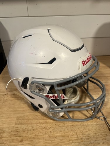 Riddell Speedflex White Football Helmet with Chinstrap Youth Large | eBay