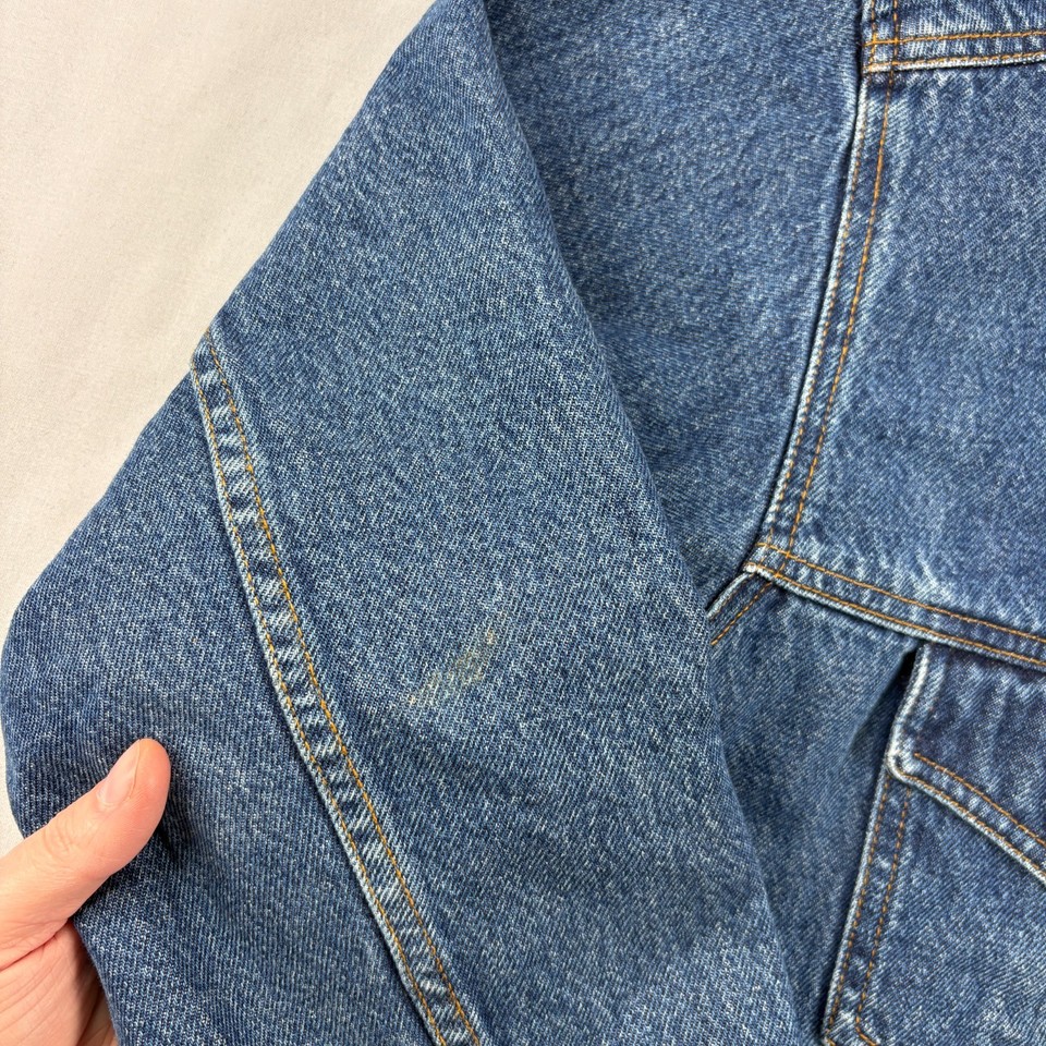 Vintage Marlboro Country Store Denim Jacket Mens Medium Blue Jean ...