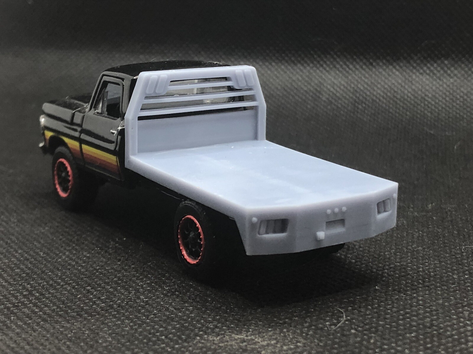 1:64 Scale 3D Printed SRW Flatbed Truck Body for Greenlight M2 and More ...