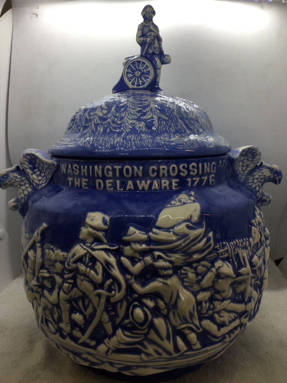 Washington Crossing the Delaware 1776 Cookie Jar 14" | eBay