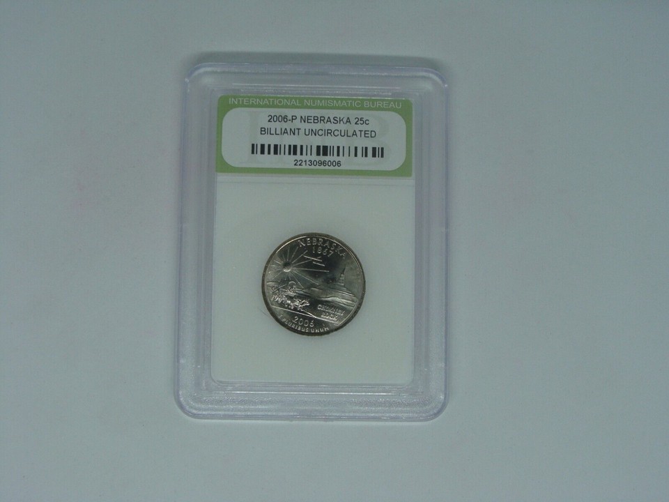 8 Coins Pack INB Certified Lot USA State Quarters Brilliant ...