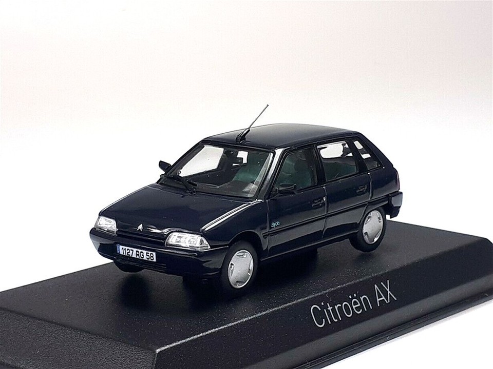 Norev Collectors 1/43 CITROEN AX Sport 1995 Blue Diecast Alloy Toy Cars ...