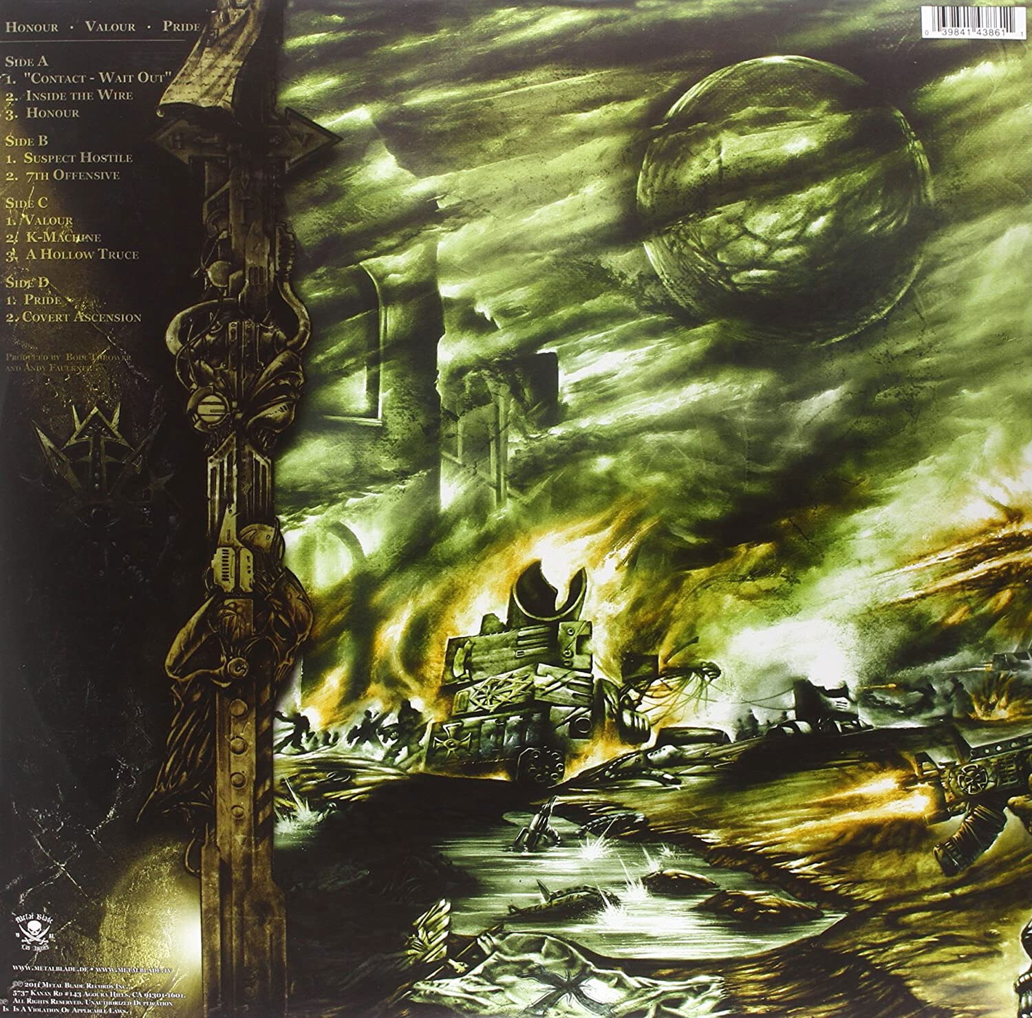 Bolt Thrower Honour Valour Pride 2LP EXCLUSIVE Green Smoke Colour Vinyl ...