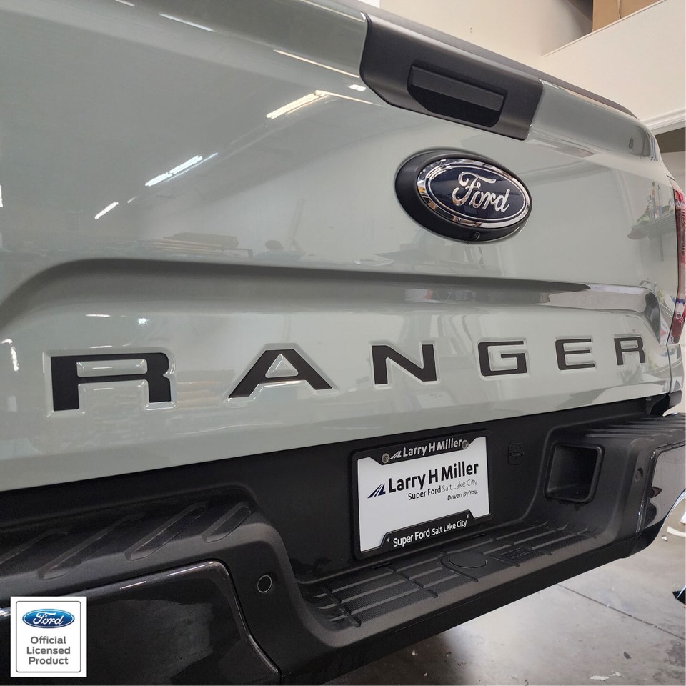 2024-2025 Ford Ranger Tailgate Letters - vinyl decals stickers inlays ...