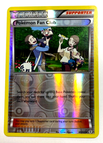 2016 POKEMON HOLO POKEMON FAN CLUB 69 / 83 CARD | eBay