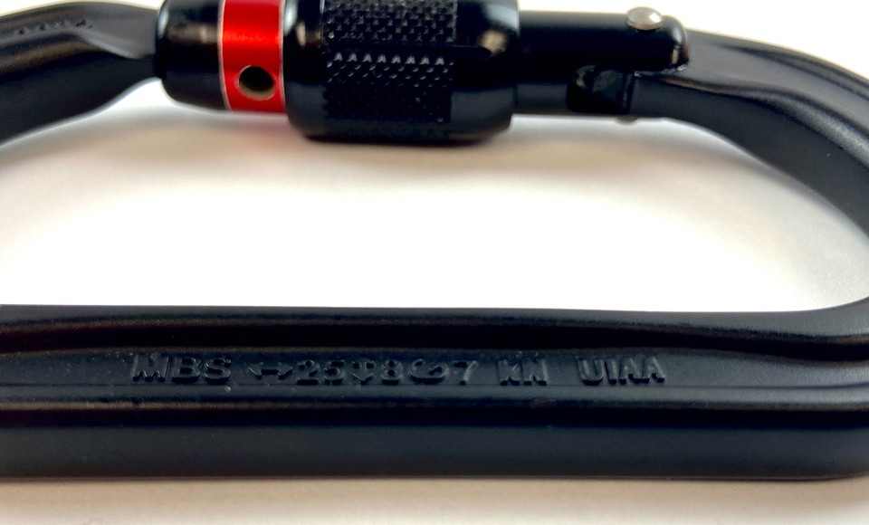 Rope 50 ft/ Aluminum O-Ring/ Locking Carabiner Climbing Kit | eBay