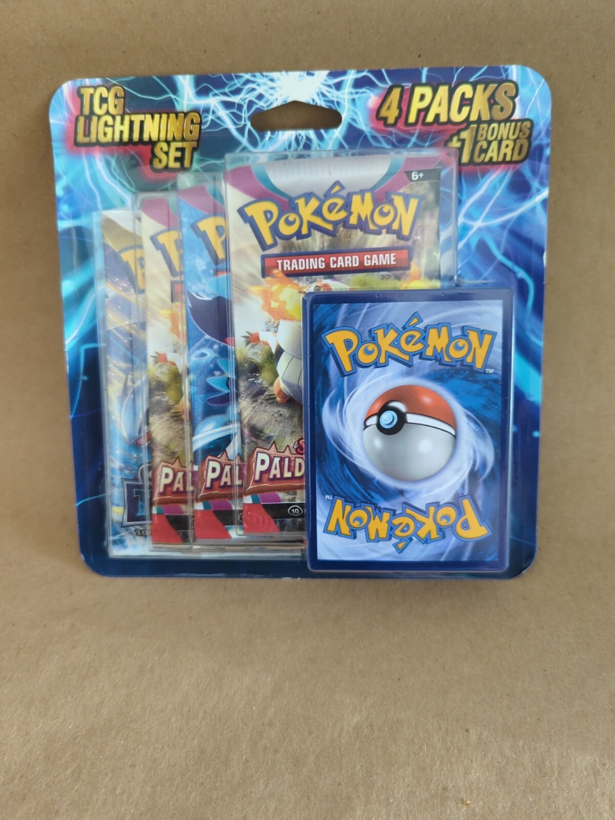 Konami Pokemon TCG Lightning Set Booster 3 Packs 1 Bonus Card Coin ...