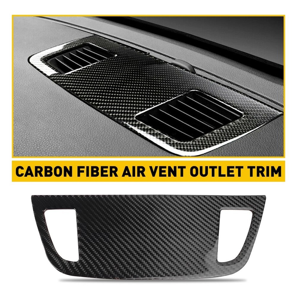 1X Carbon Fiber Dashboard Interior Trim Cover For BMW 3 Series E90 E92 ...