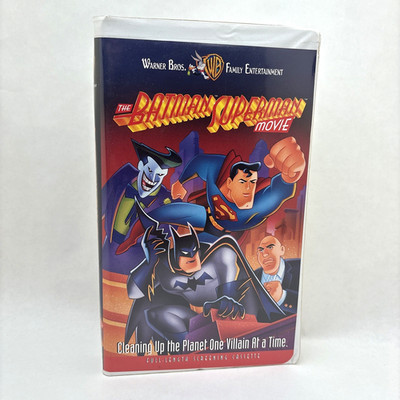 The Batman Superman Movie SCREENING COPY (VHS 1998) Clamshell DC Comics ...