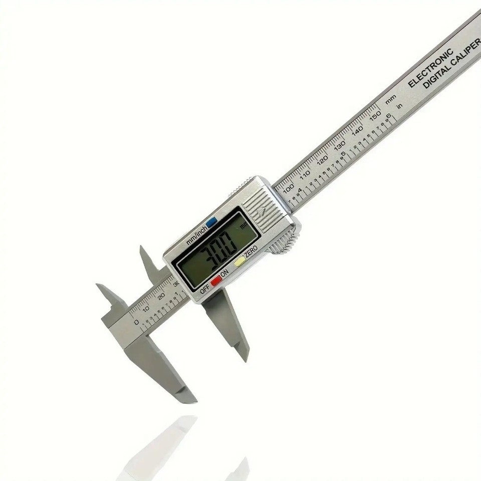 0-150mm Electronic Digital Caliper Inch/Metric Digital Ruler DIY Tool ...