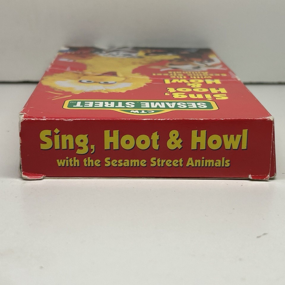 Sesame Street Sing Hoot & Howl VHS Video Tape Jim Henson Animals Songs ...