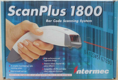 INTERMEC Scanplus 1800SR 036005701 Scanner Codici A Mano Originale Nuovo | eBay