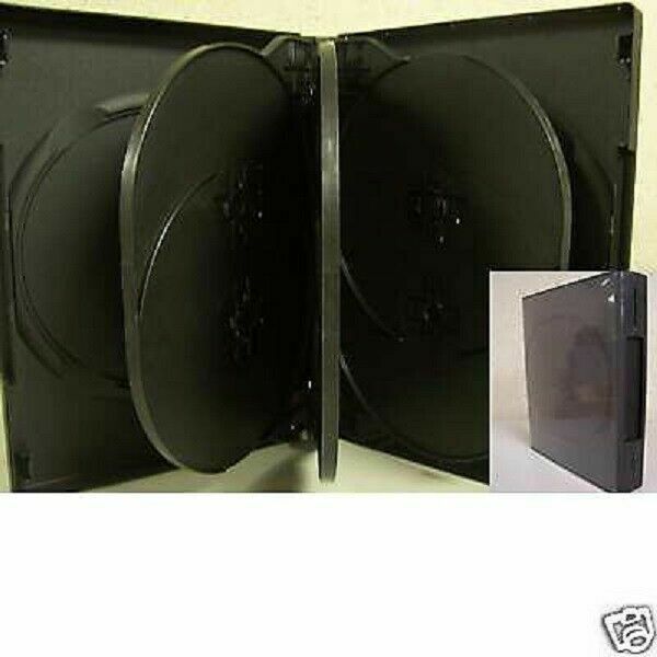 240 EIGHT 8 DISC DVD CASE, BLACK - SF003 - WHOLESALE | eBay