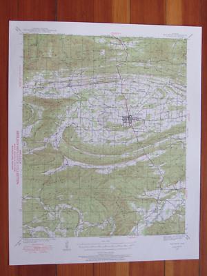 Waldron Arkansas 1954 Original Vintage USGS Topo Map | eBay