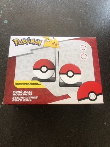 Geeknet Pokemon Poke Ball Bookends New 🔥 847509069035| eBay