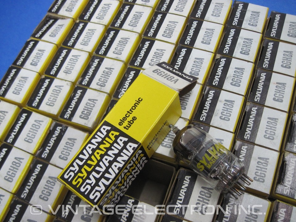 NOS Sylvania 6GH8A (6GH8) Audio Vacuum Tubes - USA - 1970's ($8.95/ea ...