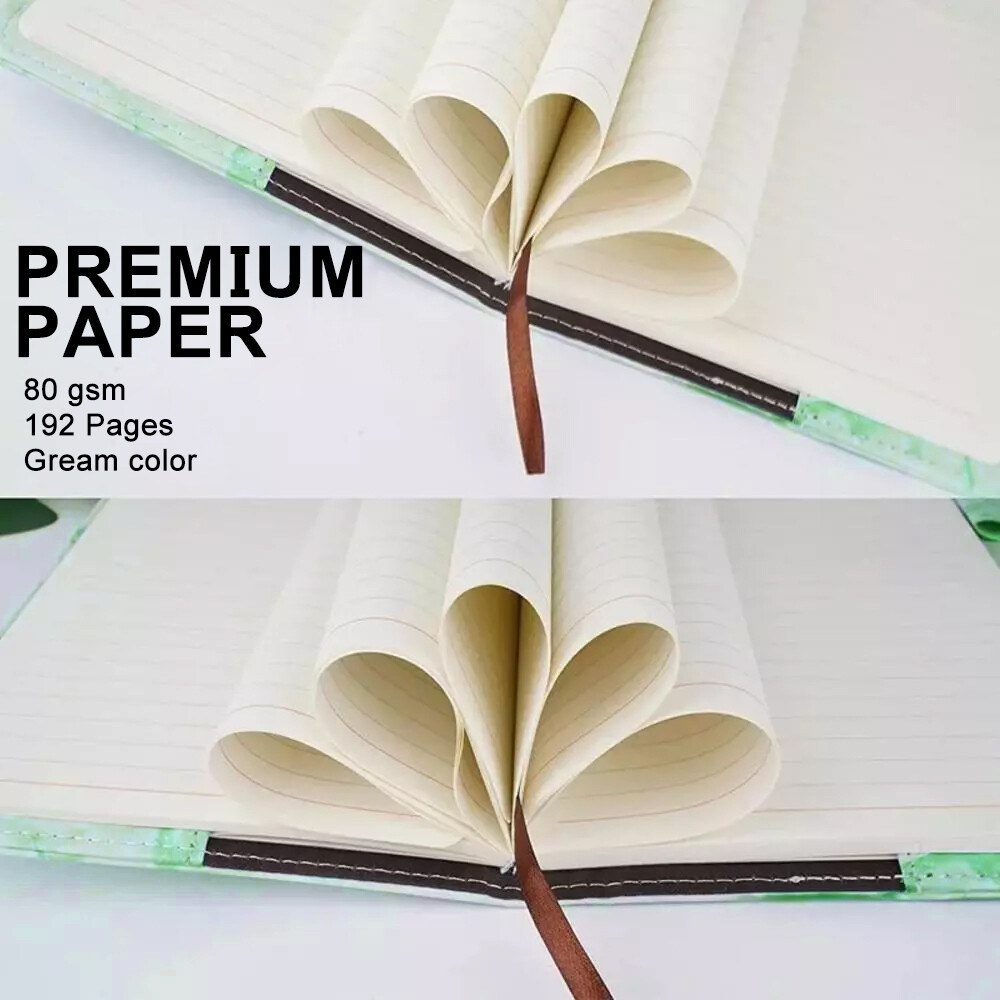 Password Lock Journal A5 Notebook With PU Leather Cover & Password Lock ...