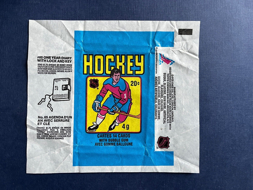 1979-80 O-Pee-Chee OPC Hockey empty card wrapper Gretzky rookie year | eBay