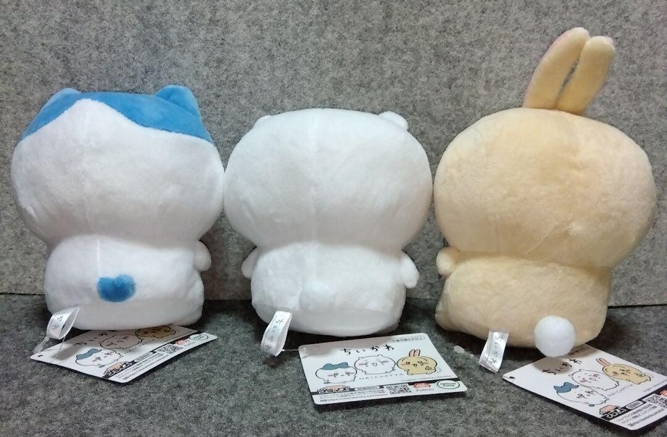 Chiikawa 3 Set Cried Plush Chikawa Hachiware Usagi Crying Doll 15cm ...