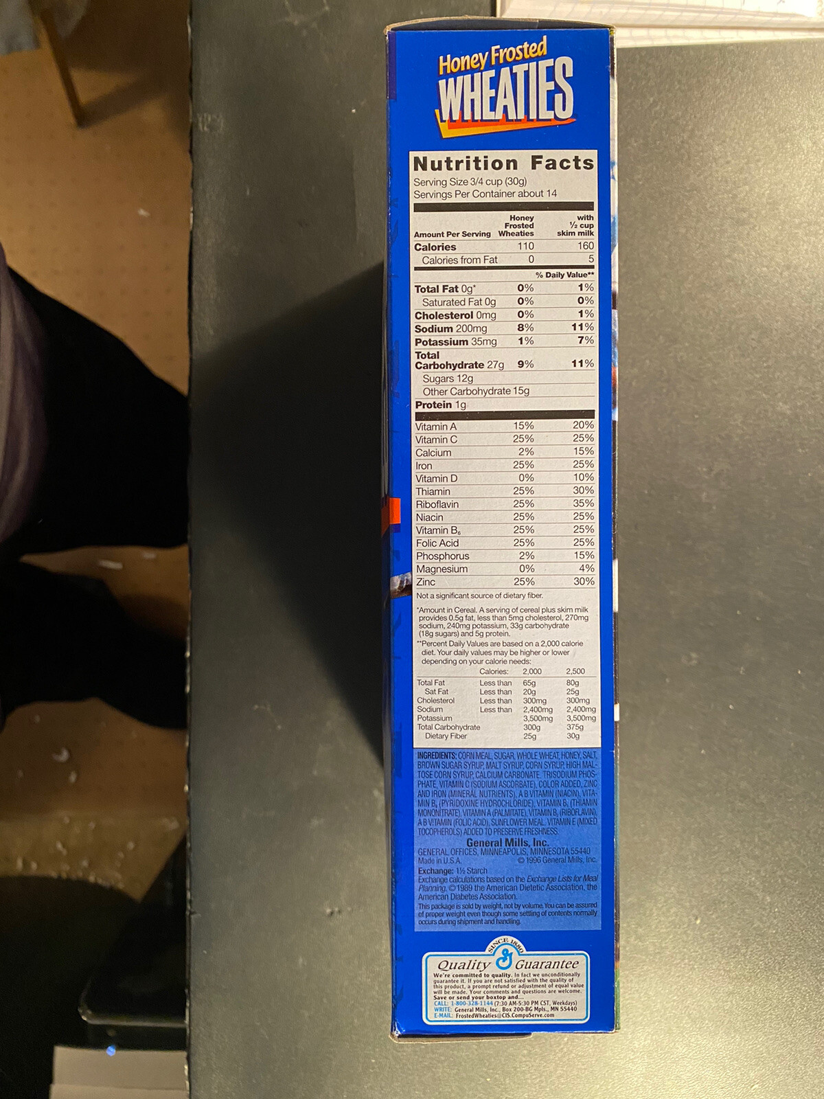 KEN GRIFFEY JR 1997 Honey Frosted Wheaties Cereal Box 15oz Fat Free NEW ...