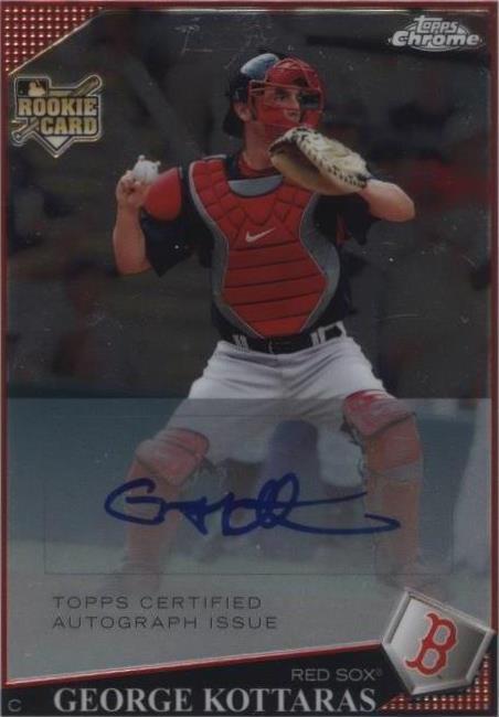 2009 Topps Chrome - Rookie Autographs George Kottaras #237 (AU) for ...