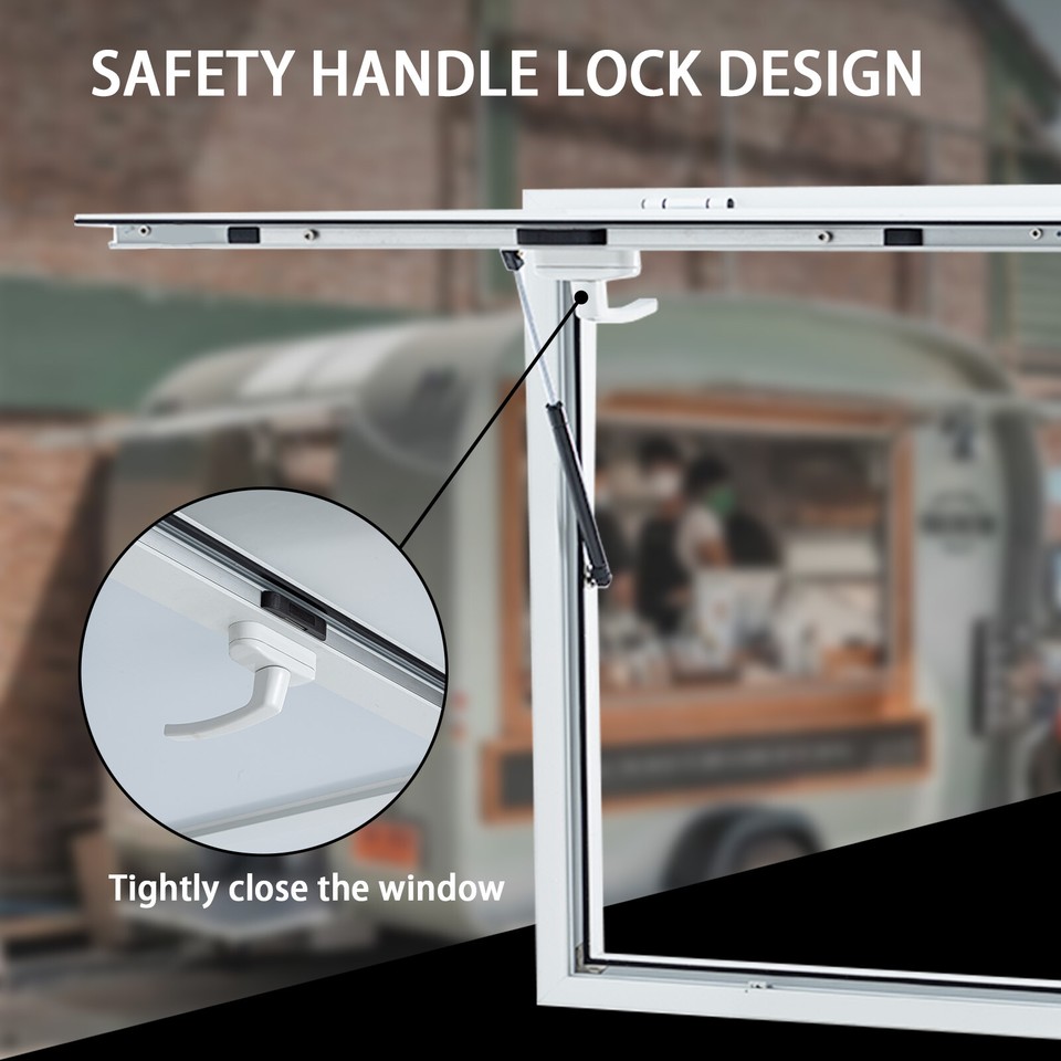 Ginkman 2 Sizes Concession Window for Food Trucks without Screen ...