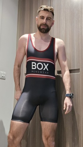 Mens BOX Menswear Black And Red Singlet Size S/M | eBay