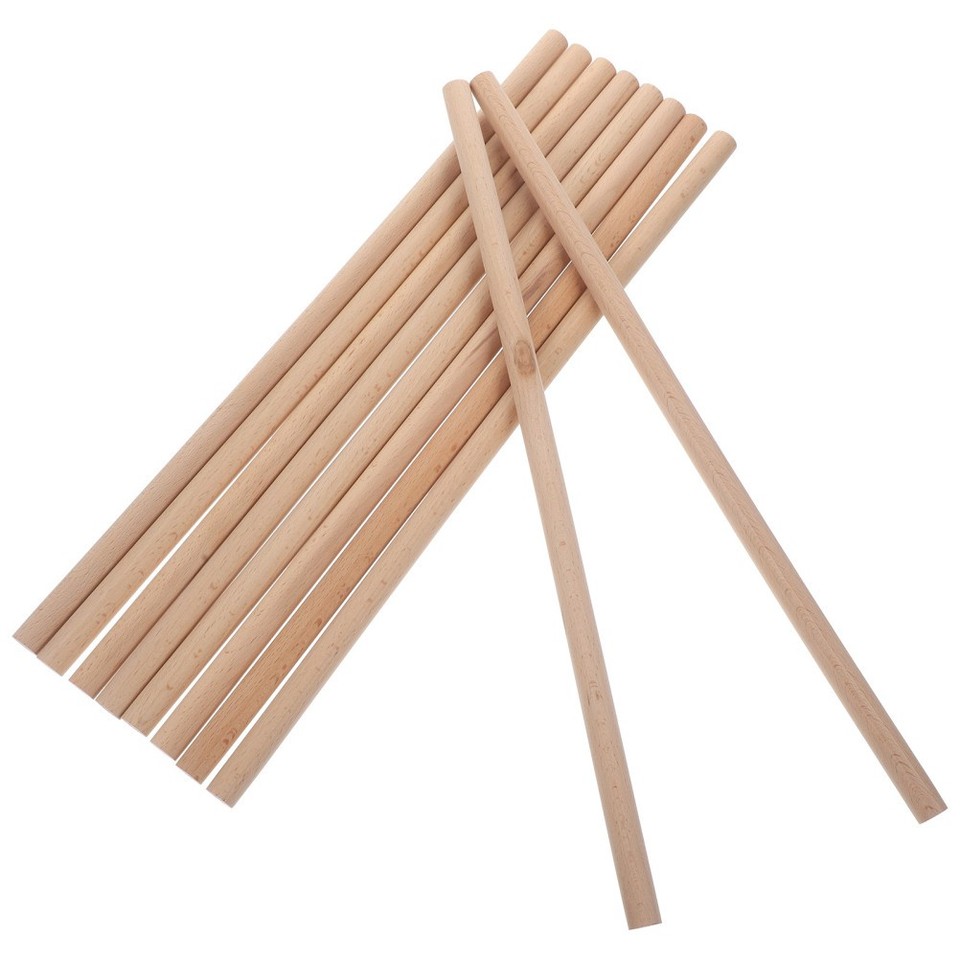 10pcs Drumstick Making Wood Material Stick Wooden Stick Wood Drumstick ...