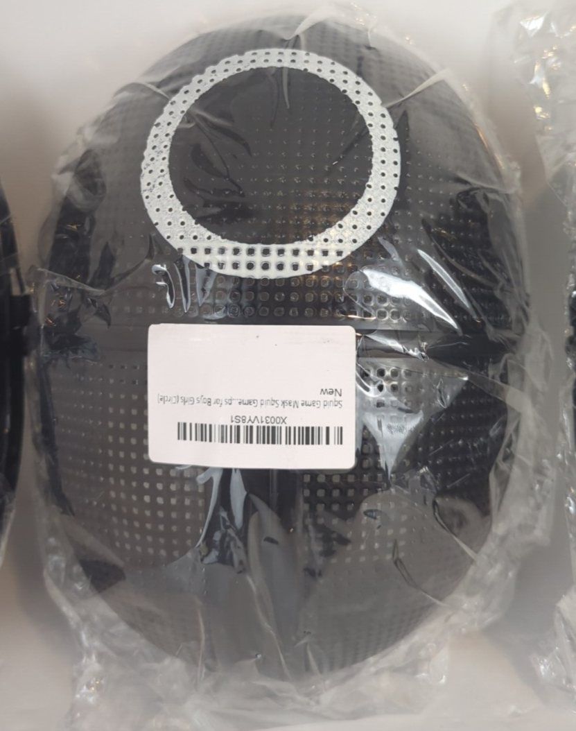 Squid Games 2 Squid Game Mask Set Circle Worker Triangle Soldier Square ...