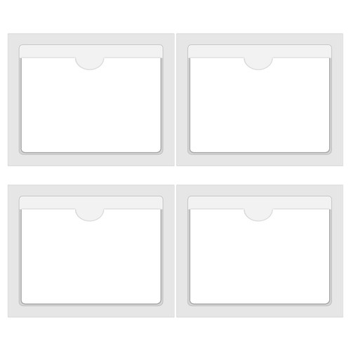 20x Permit Holder for Car Windscreen Square Parking Permit Holder ...