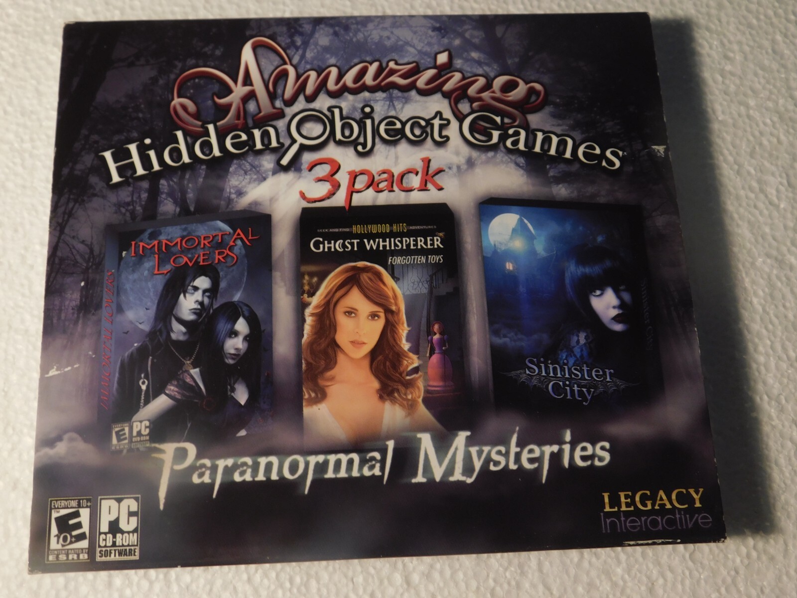 Amazing Hidden Object PARANORMAL MYSTERIES Vol 2 PC Game 3 PACK CD-ROM ...