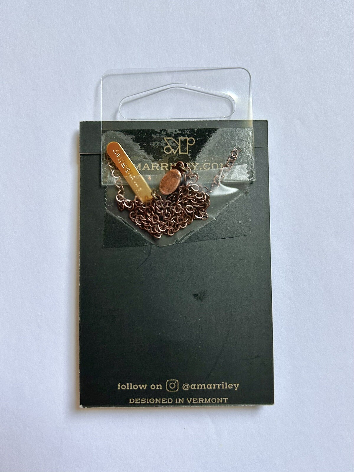 NEW! Amar&Riley “DANDELION” NECKLACE — Antique Copper Finish w/18 ...