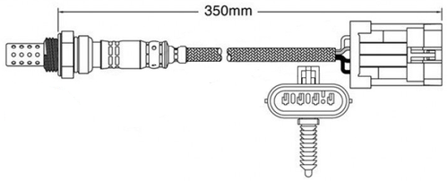 2 X PREMIUM 4 WIRE PRE CATALYTIC OXYGEN SENSORS FOR HOLDEN RODEO TF ...