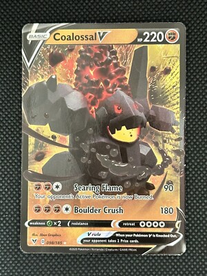 Coalossal V 098/185 Ultra Rare Vivid Voltage Pokemon TCG NM | eBay