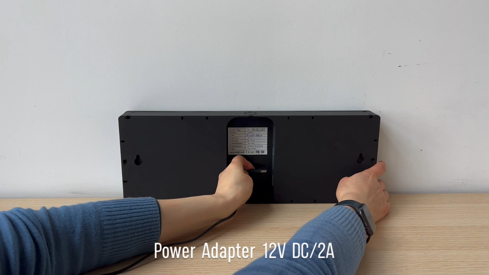 4" 6 Digit Wi-Fi Synchronized NTP Wall Clock, IP Based, Automatic DST ...