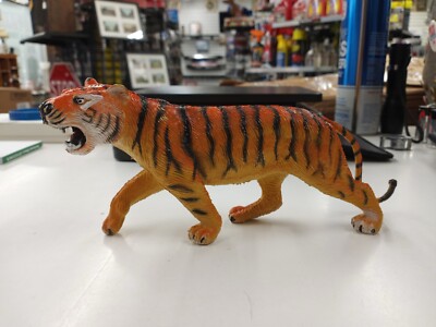 Vintage 1987 Plastic Tiger Toy Animal Figurine. Made In China | eBay