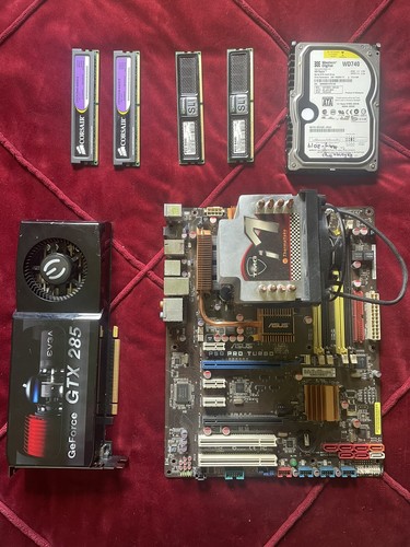2008 High end Build Computer Parts, Gtx 285, Asus P5q Pro Turbo, Q9550 ...
