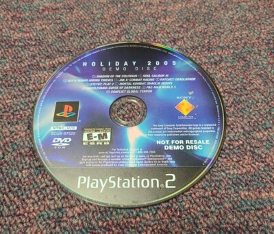 Holiday 2005 Demo Disc PS2 (Sony PlayStation 2, 2005) PS2 711719749226 ...